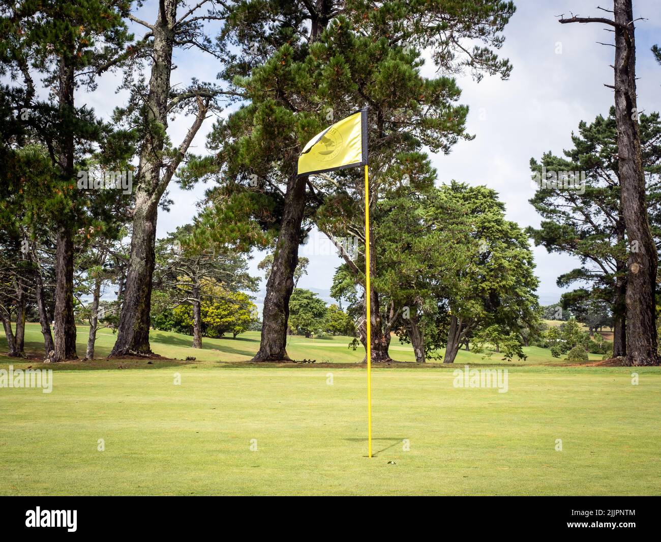 Golf flagstick tall grass hi-res stock photography and images - Alamy