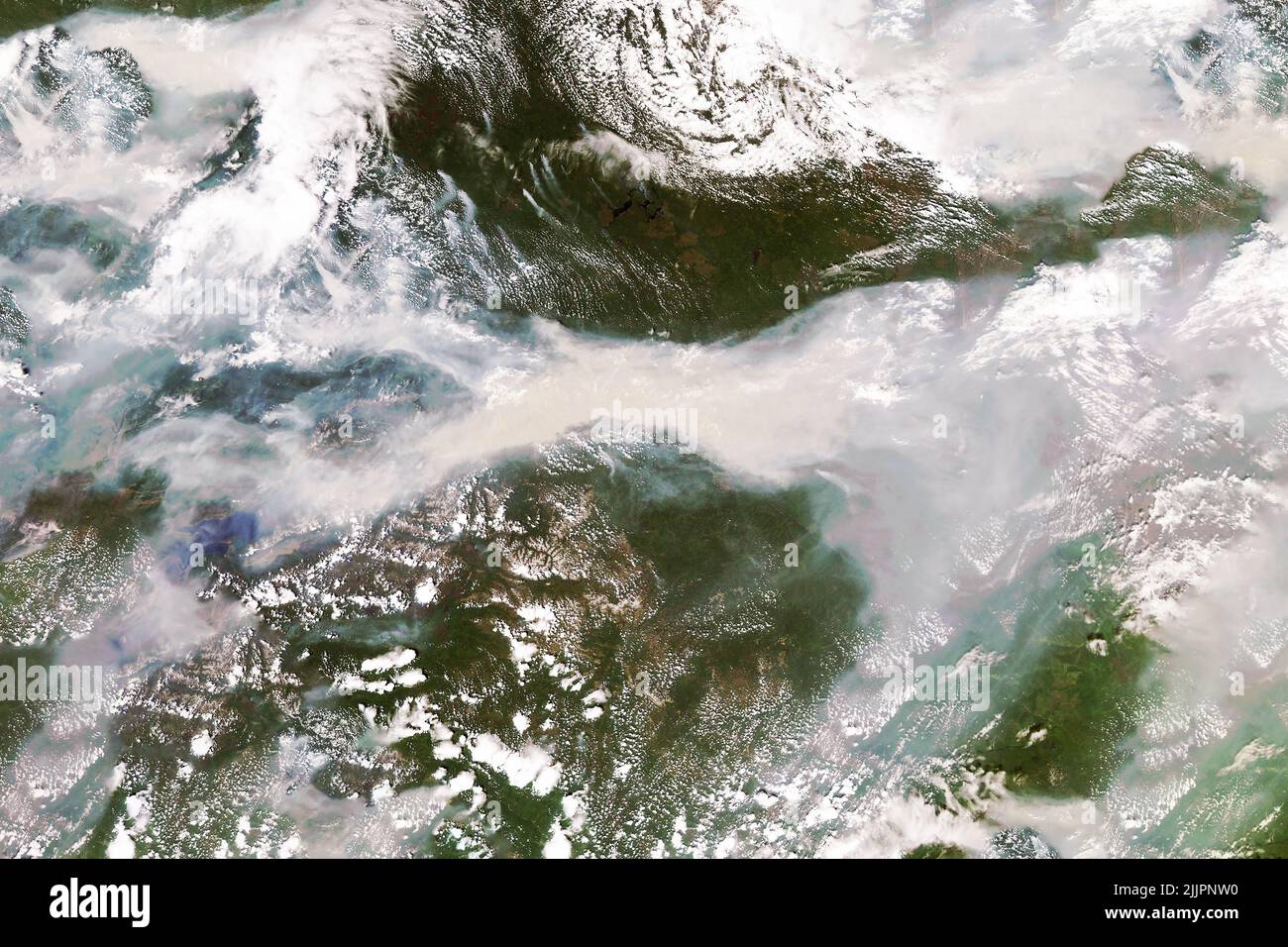 Forest fires, disasters from space. Elements of this image furnished by ...