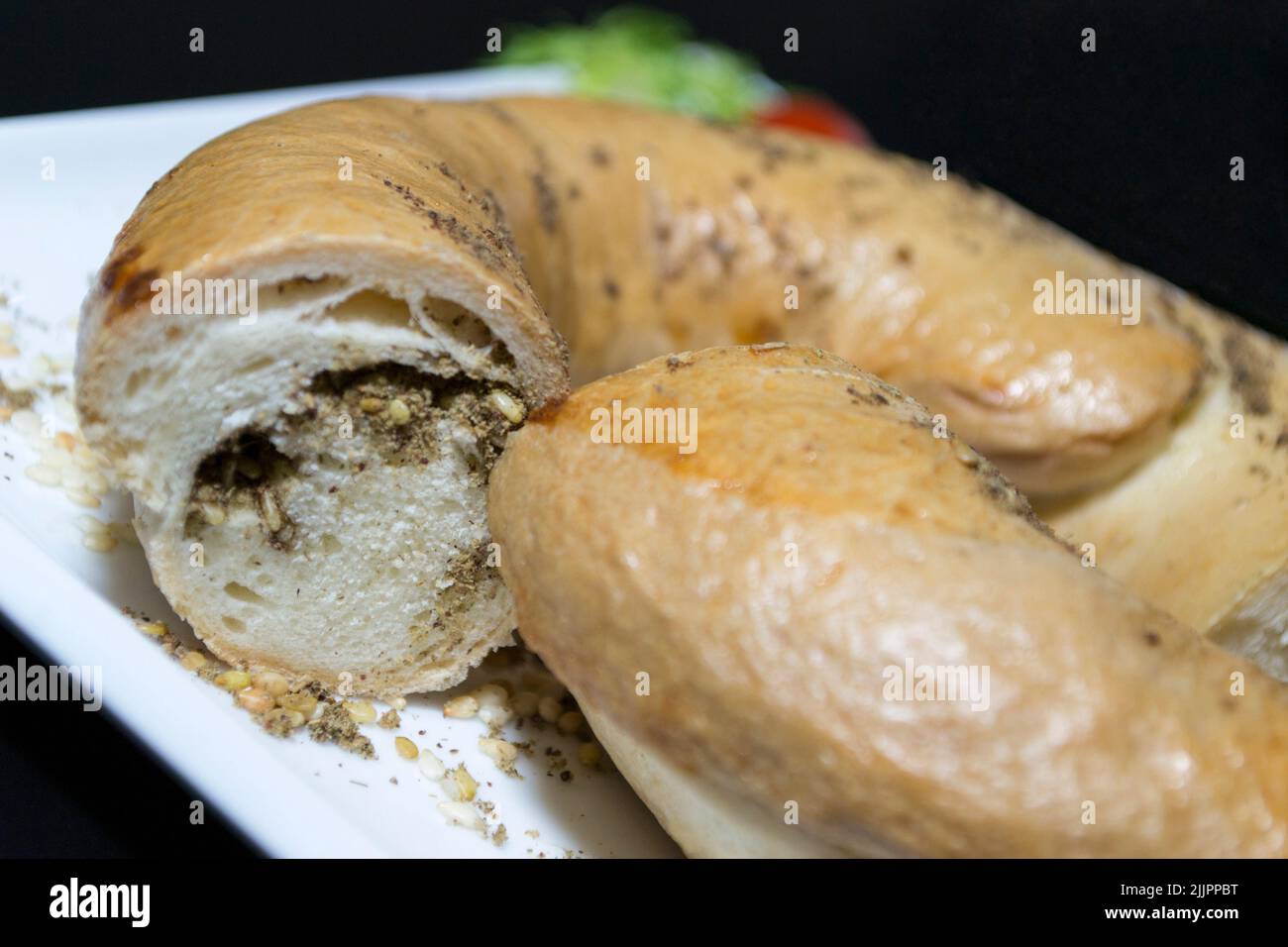 Zaatar bread hi-res stock photography and images - Alamy
