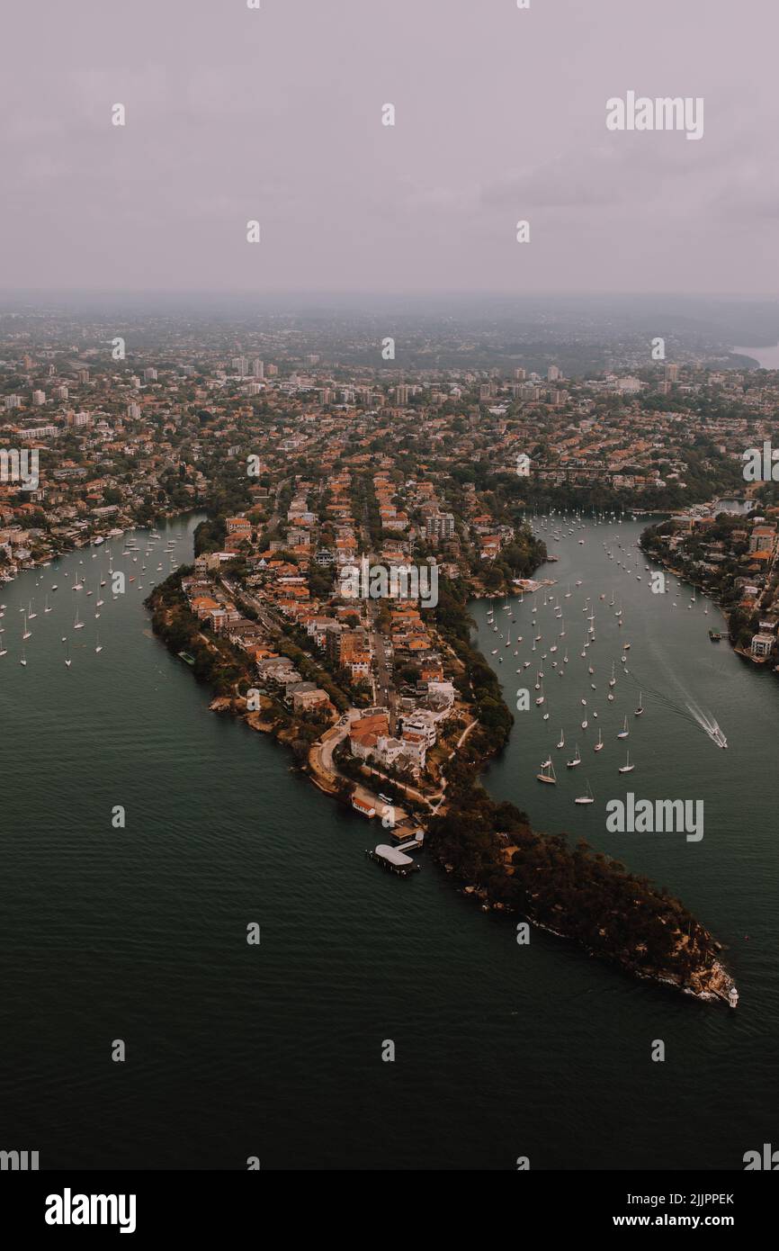 Vertical aerial hi-res stock photography and images - Alamy