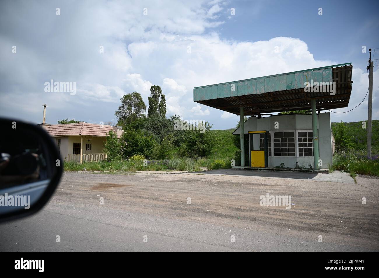 Petrol station on road from hi-res stock photography and images - Alamy