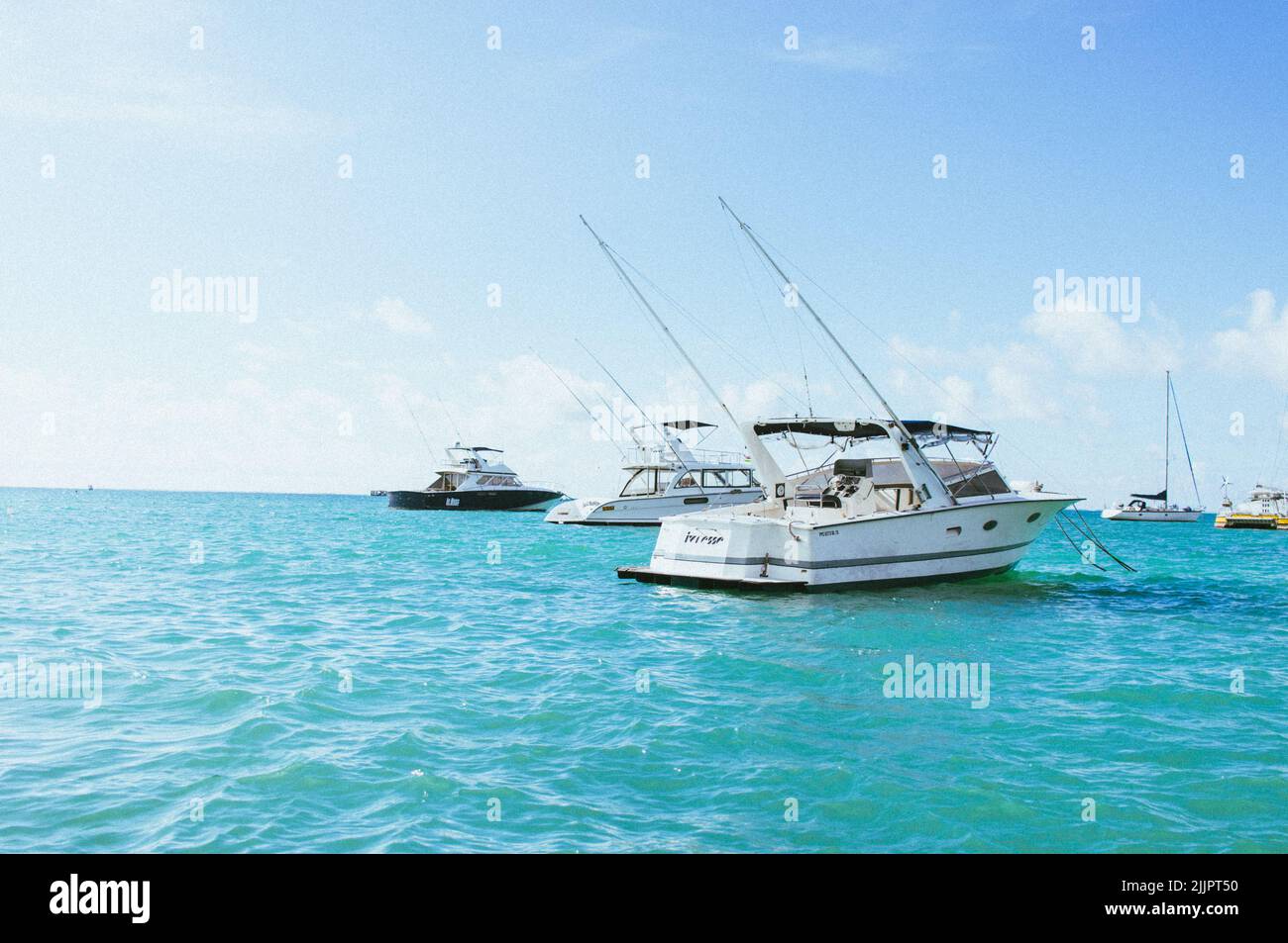 Ocean view with boats hi-res stock photography and images - Alamy