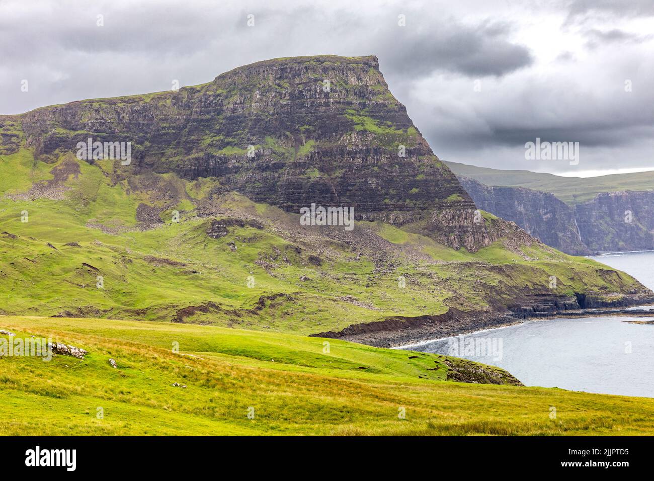 Waterstein Head and Moonen Bay in Glendale area on the Isle of Skye ...