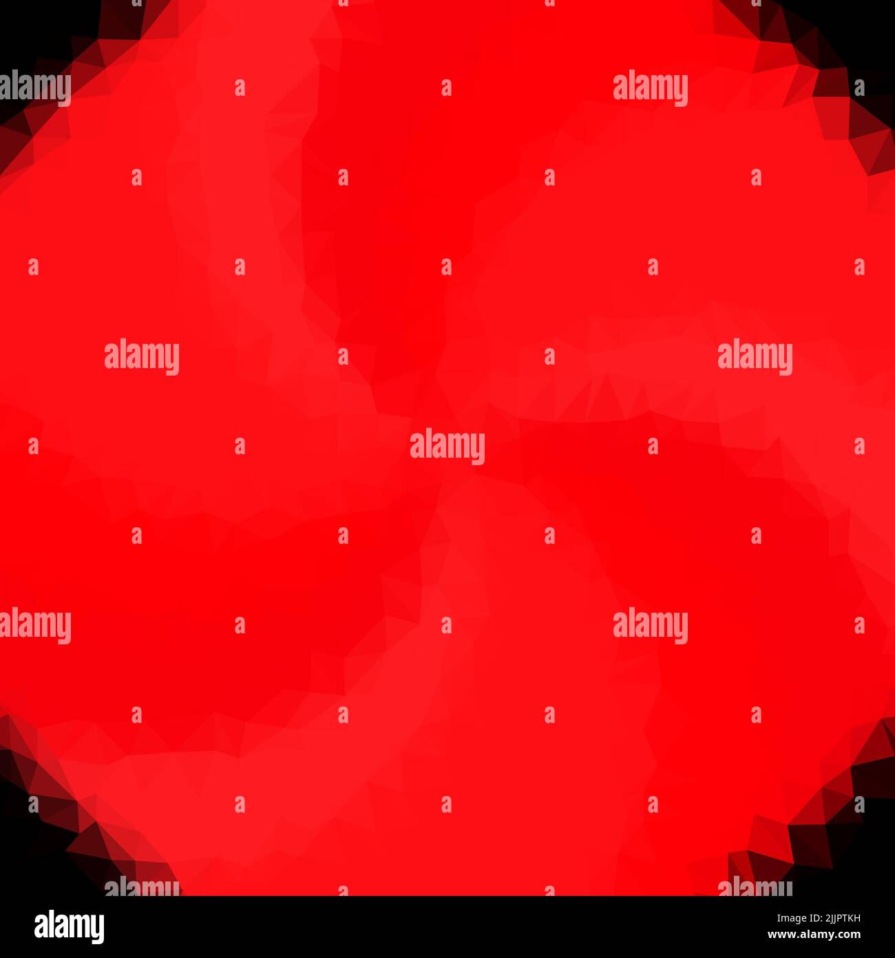 An abstract illustration of a red pixeled circle against the dark ...