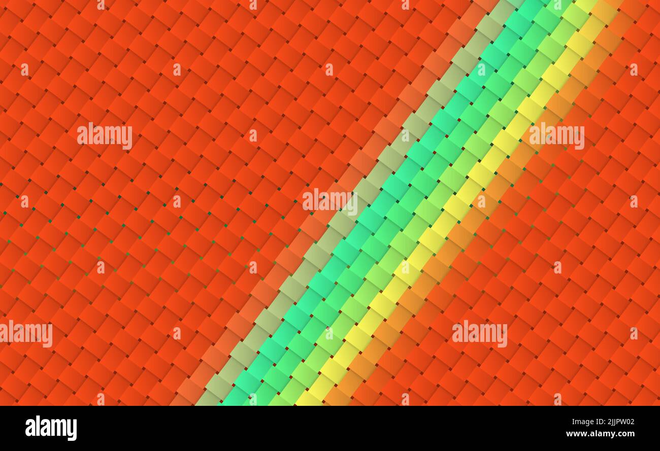 An illustration of an abstract decorative background design with bright ...