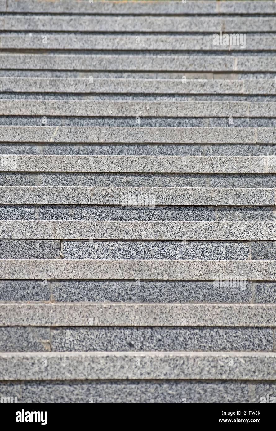 gray stone stairs closeup, modern steps diversity Stock Photo - Alamy