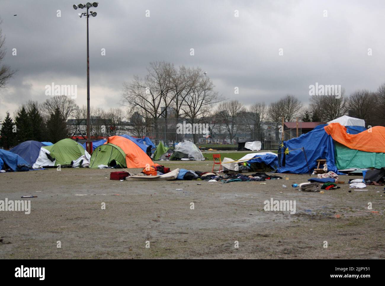 Vancouver homeless camp hi-res stock photography and images - Alamy