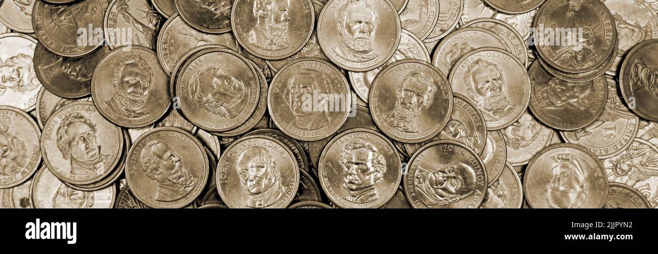 Shiny coins hi-res stock photography and images - Alamy