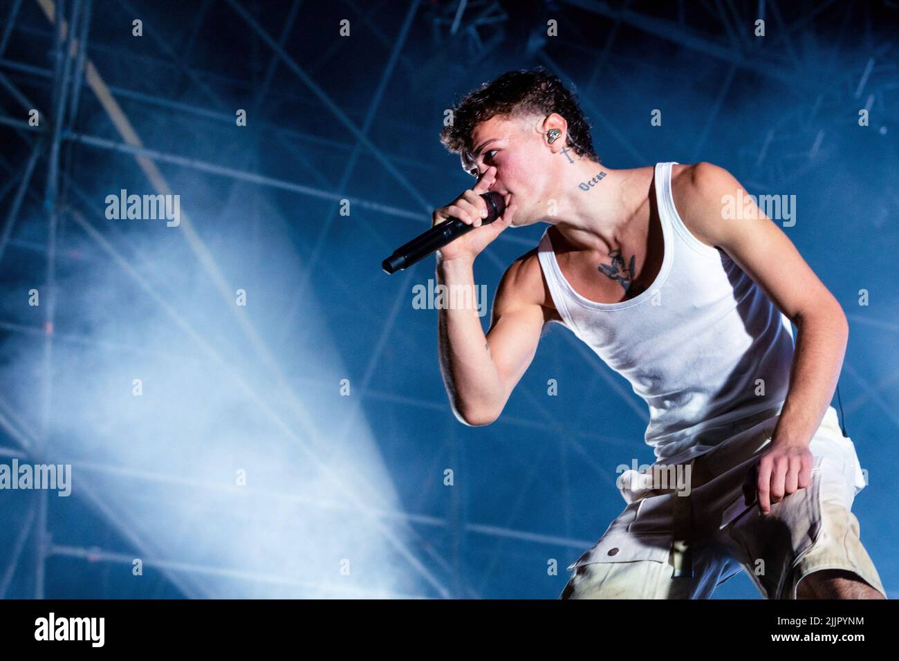 Italian singer music concert blanco hi-res stock photography and images ...