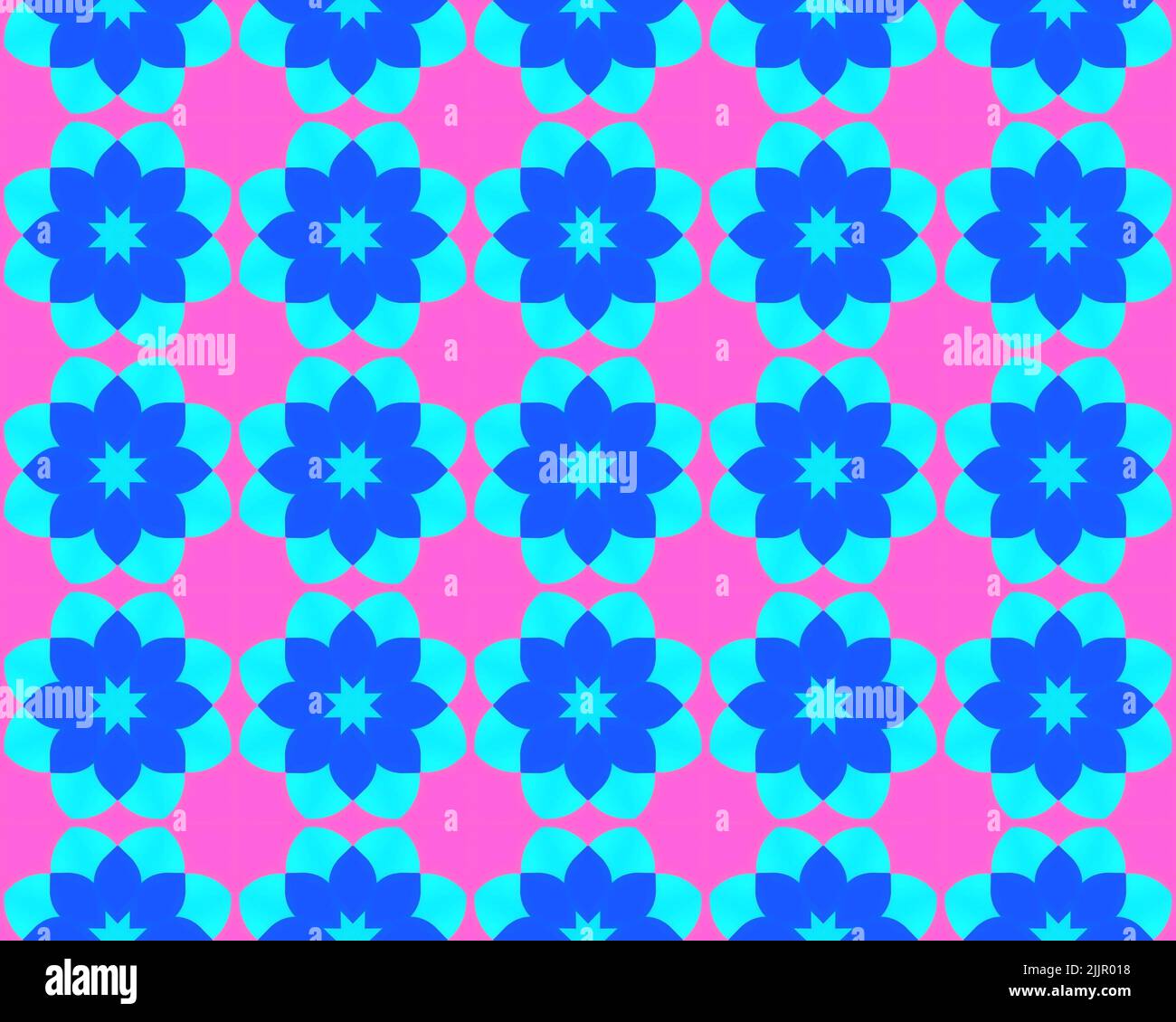 A seamless illustration of colorful tile pattern for background or ...