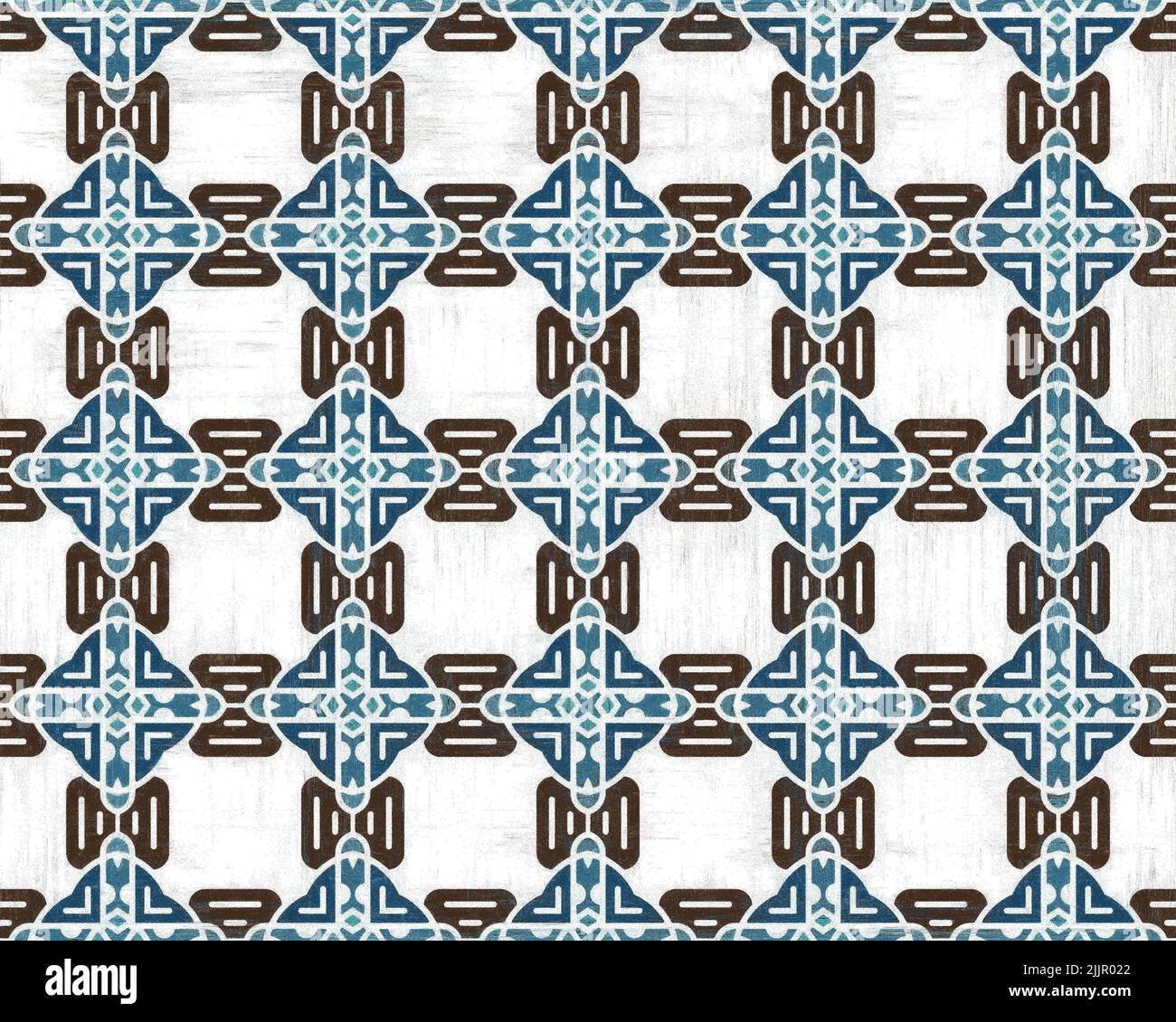 An illustration of a seamless tile pattern background Stock Photo - Alamy