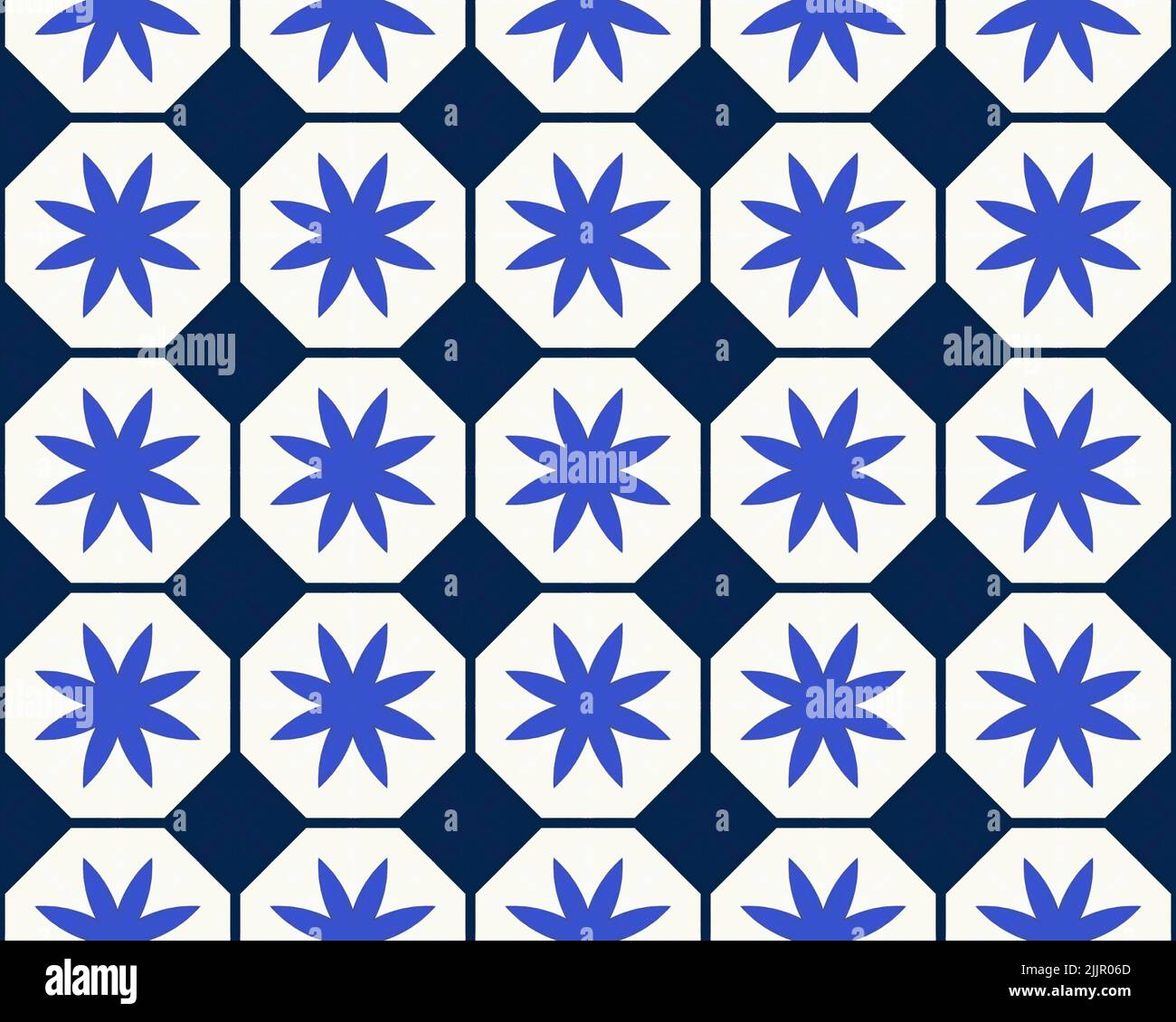 A seamless illustration of tile pattern for background or wallpaper ...