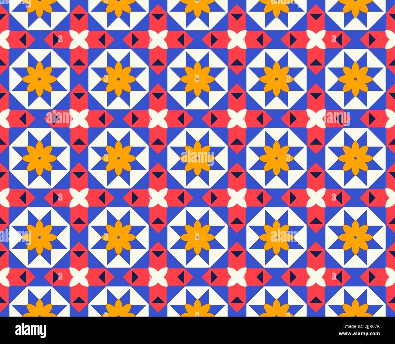 An illustration of a seamless tile pattern background Stock Photo - Alamy