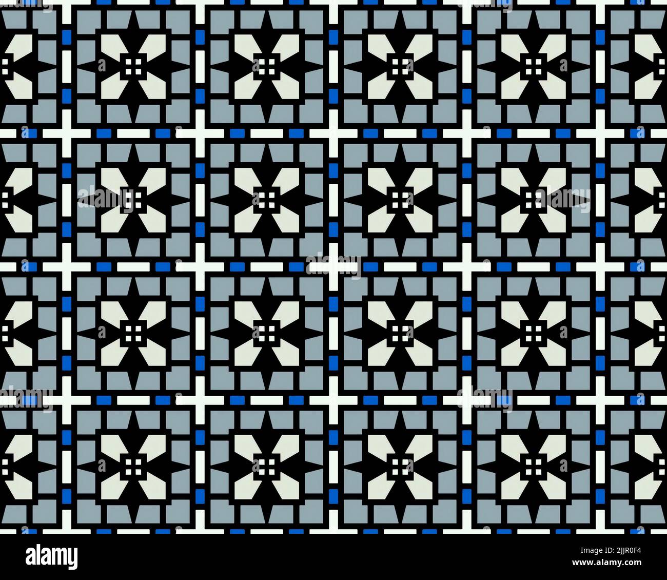A seamless illustration of colorful tile pattern for background or ...