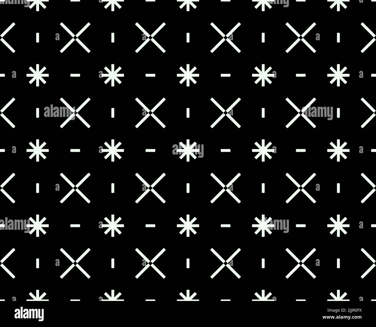 Abstract Geometric Seamless Pattern Background stock illustration Stock ...