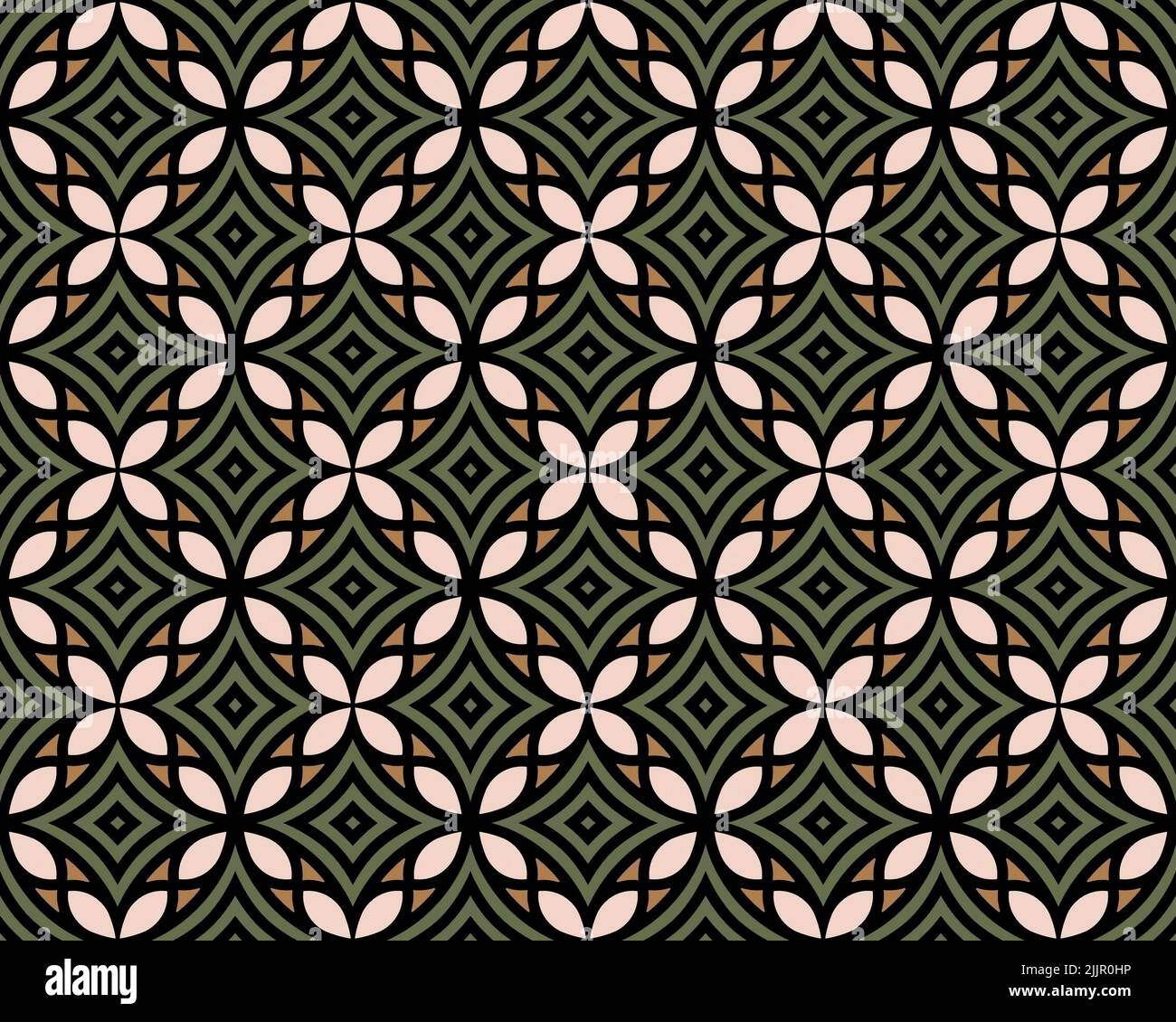 A seamless tile pattern in different colors Stock Photo - Alamy