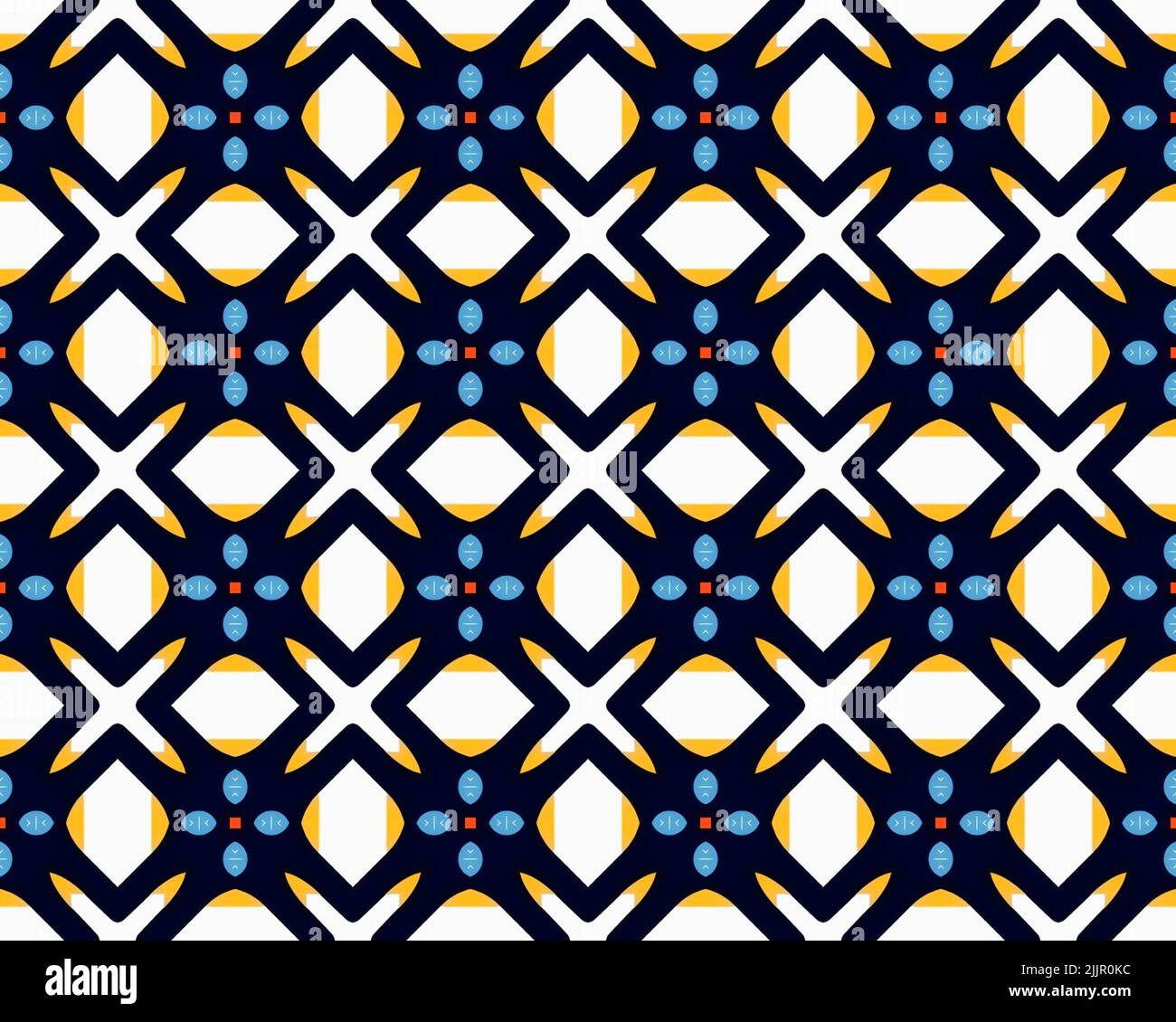 A seamless tile pattern in different colors Stock Photo - Alamy