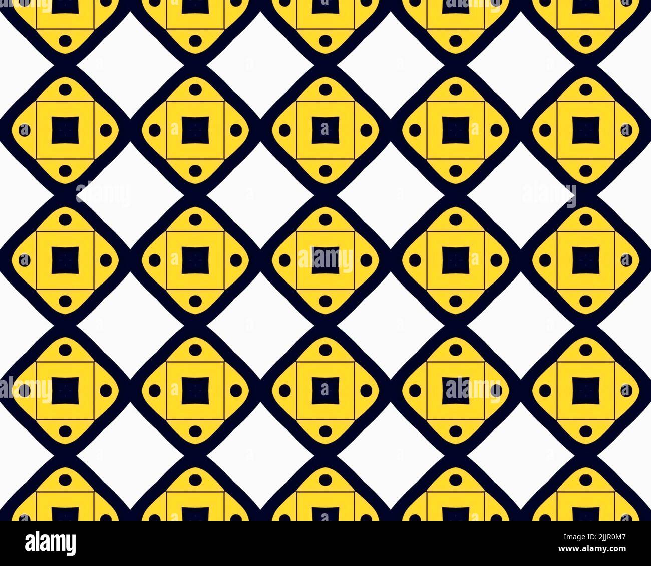 A seamless illustration of tile pattern for background or wallpaper ...