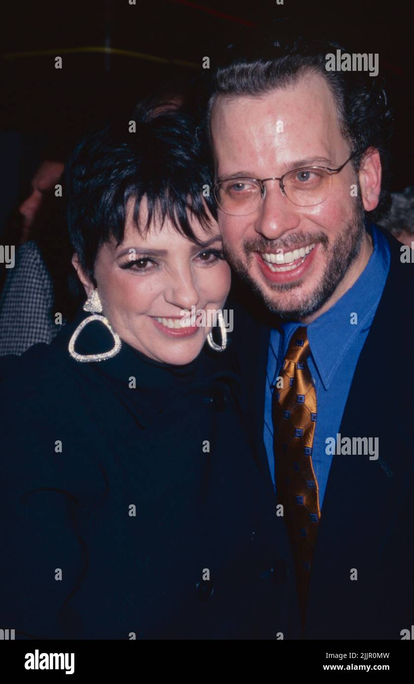 Liza Minnelli and Billy Stritch at debut of Billy Stritch's "Waters of ...
