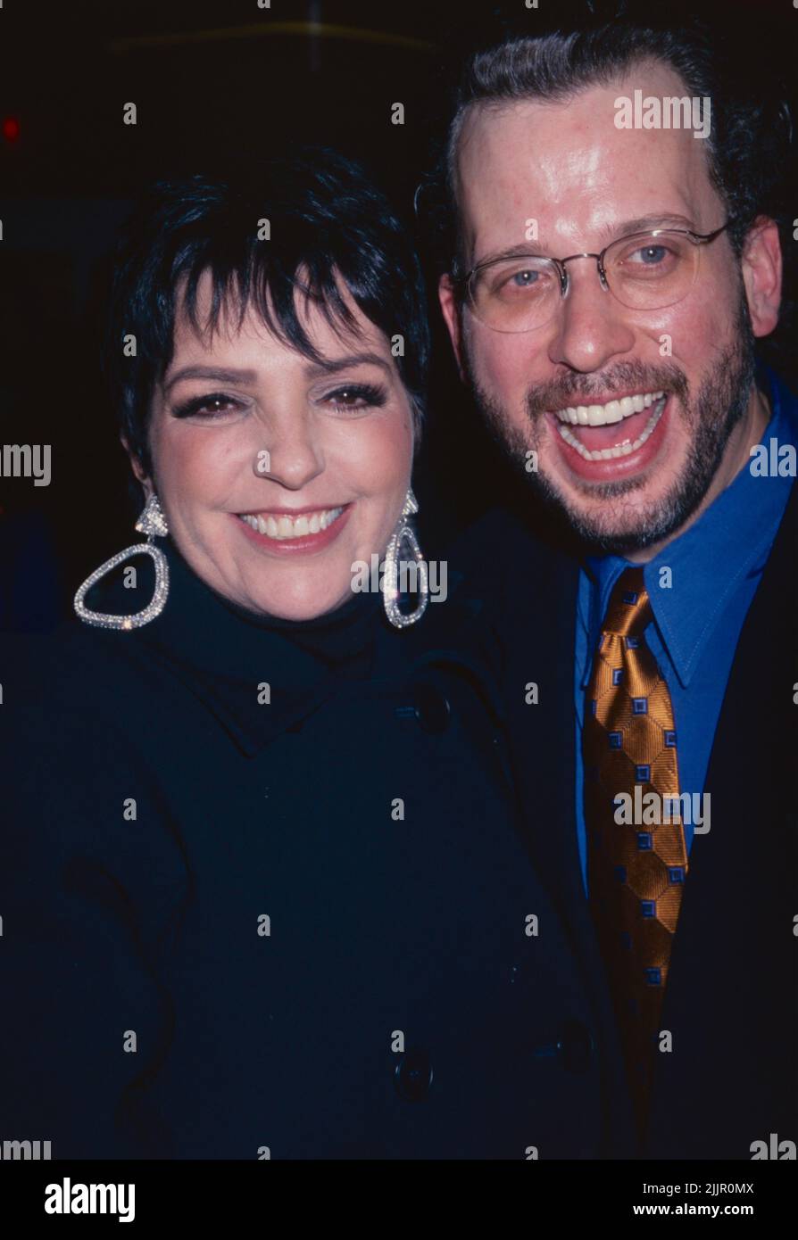 Liza Minnelli and Billy Stritch at debut of Billy Stritch's "Waters of ...