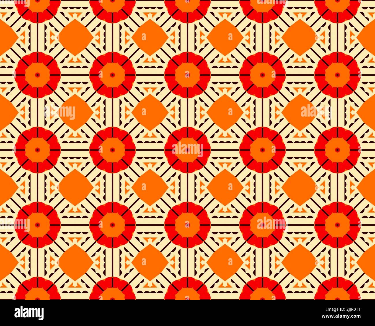 A seamless illustration of tile pattern for background or wallpaper ...