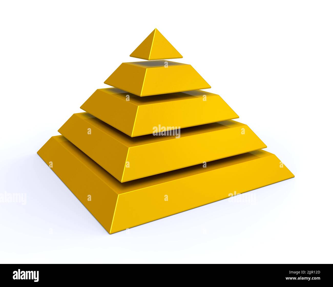 Information pyramid Cut Out Stock Images & Pictures - Alamy