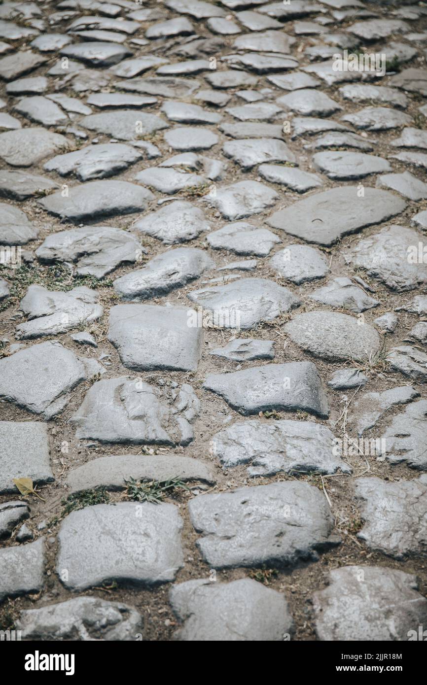 A stone pathway texture background Stock Photo - Alamy