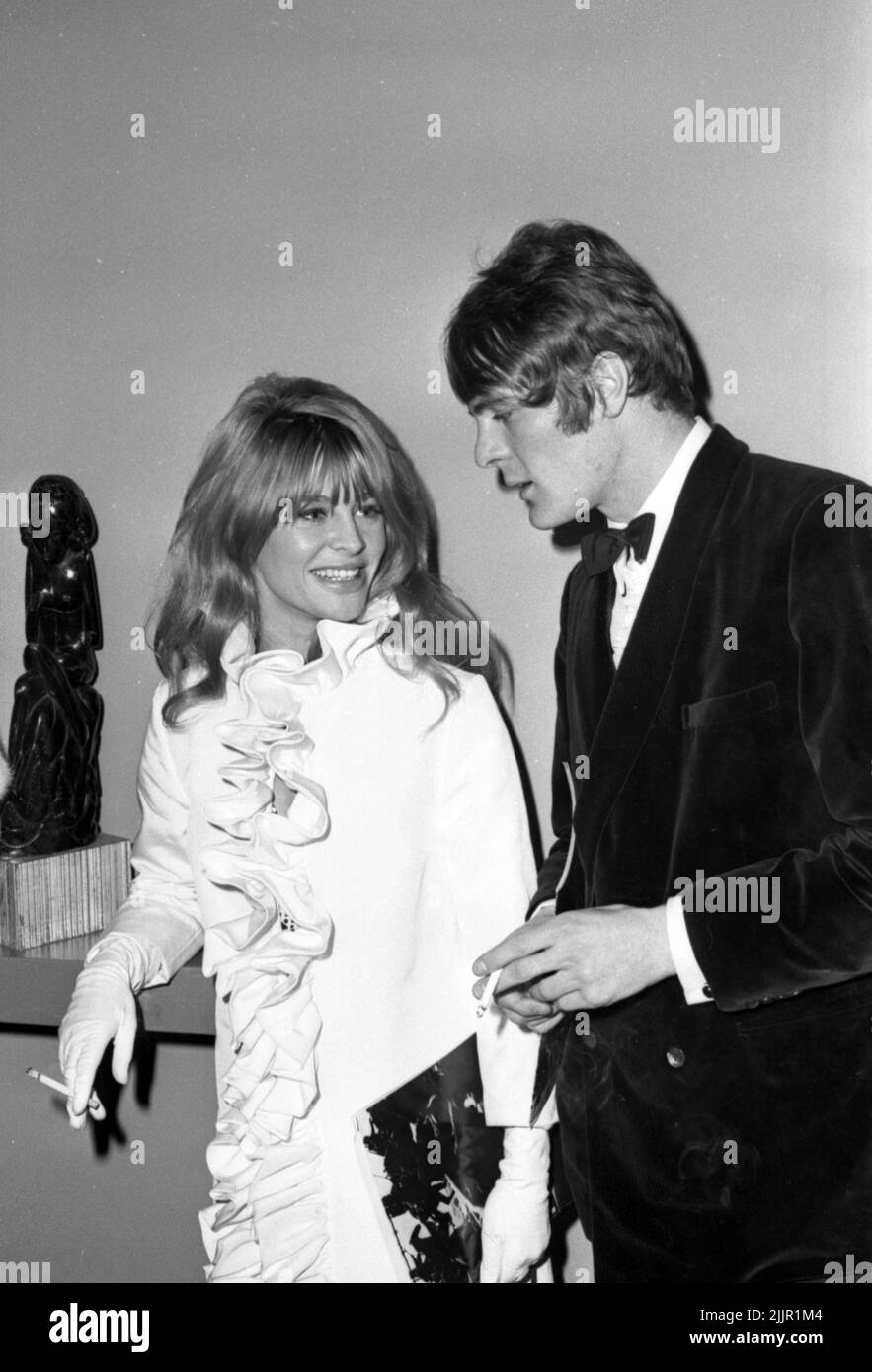 Julie Christie and Don Bessant at the premiere party for Dr. Zhivago in ...