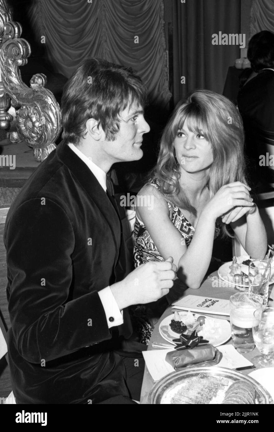 Julie Christie and Don Bessant at the premiere party for Dr. Zhivago in ...
