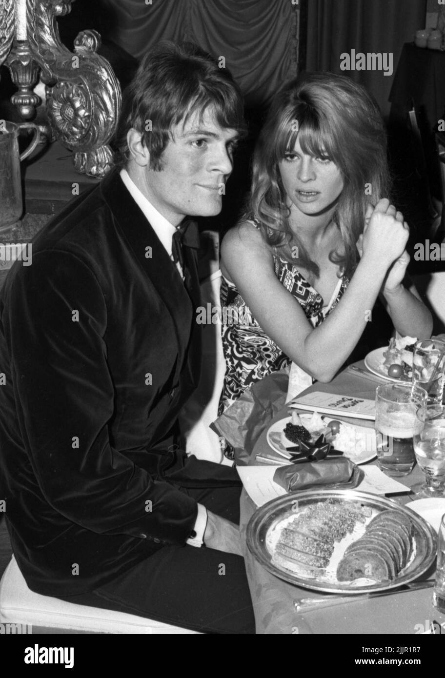 Julie Christie and Don Bessant at the premiere party for Dr. Zhivago in ...