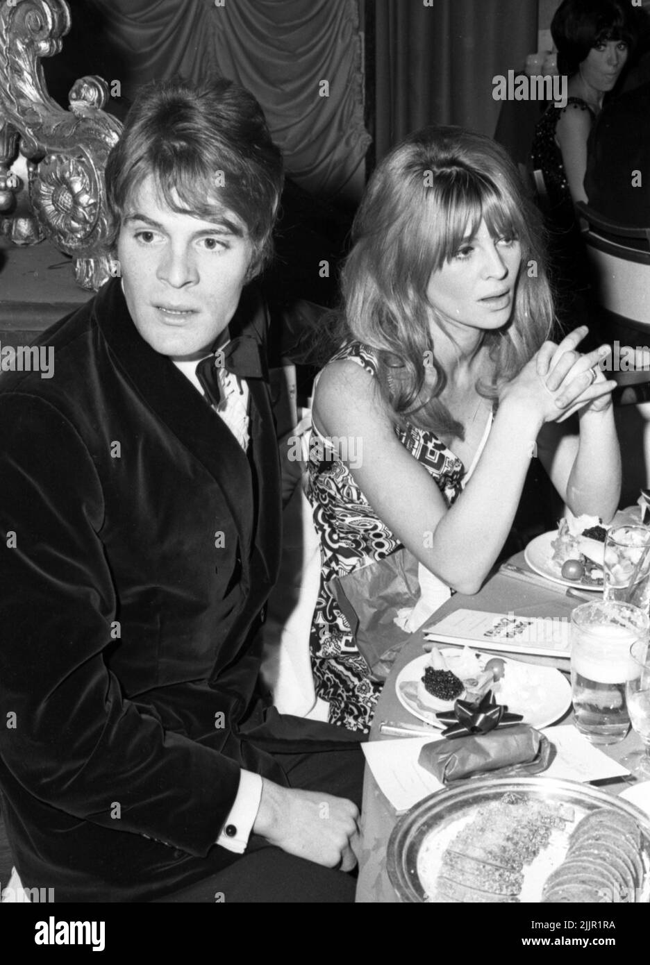 Julie Christie and Don Bessant at the premiere party for Dr. Zhivago in ...