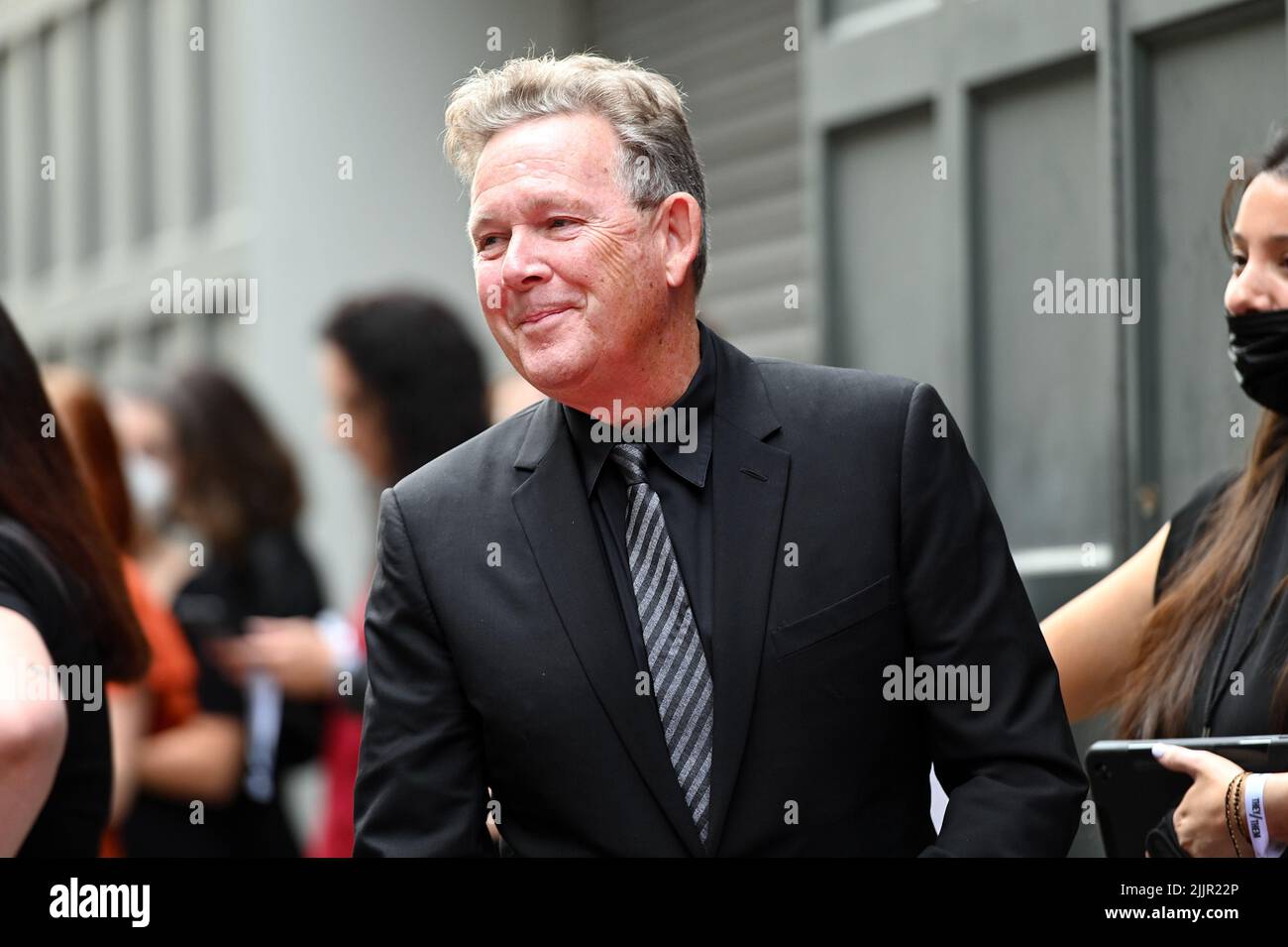 John Logan attends the “THEY/THEM” New York City Premiere at Studio 525 ...