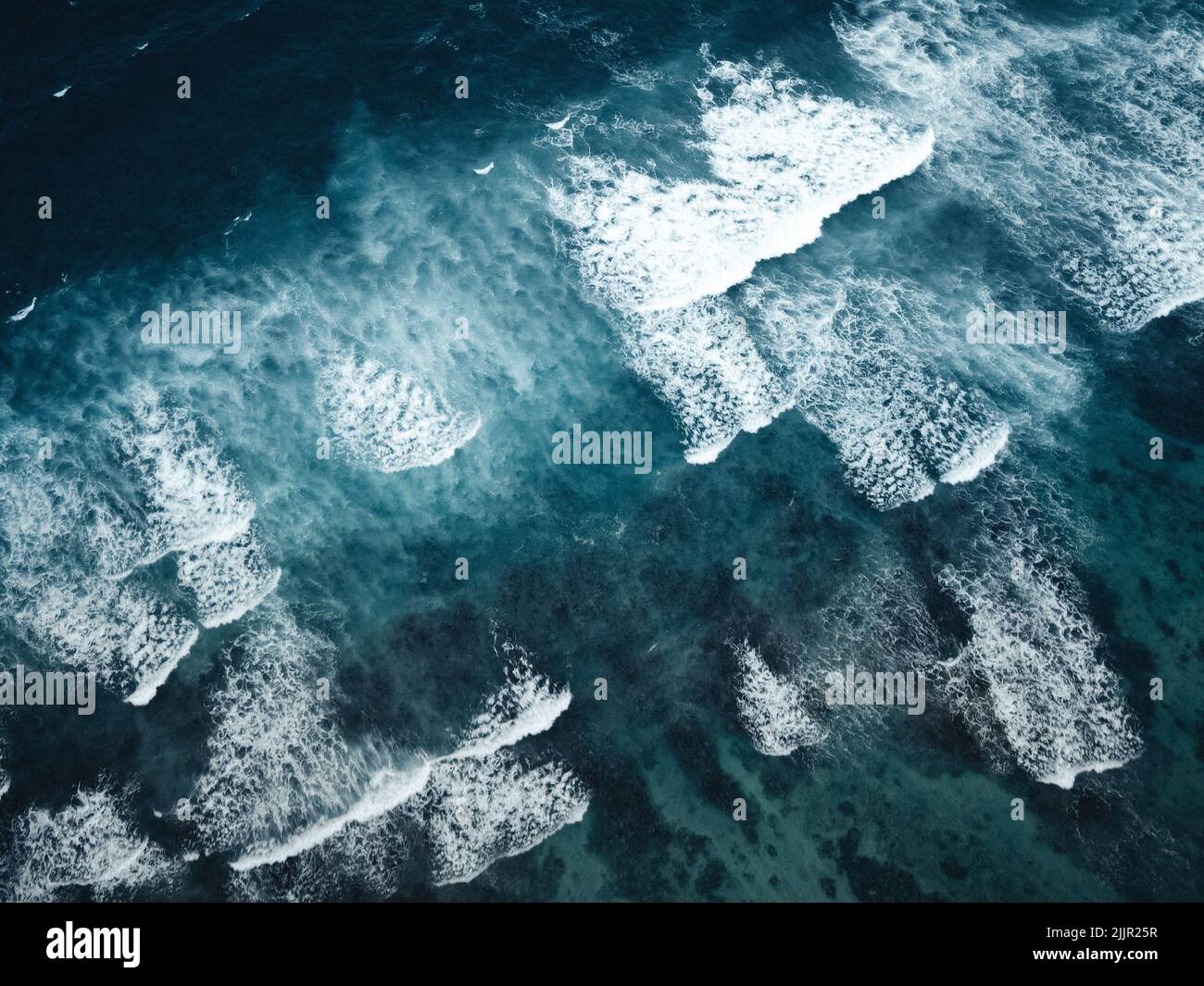 A aerial view of ocean waves Stock Photo - Alamy