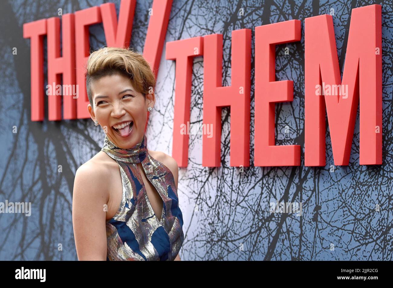 New York, USA. 27th July, 2022. Monique Kim attends the “THEY/THEM” New ...