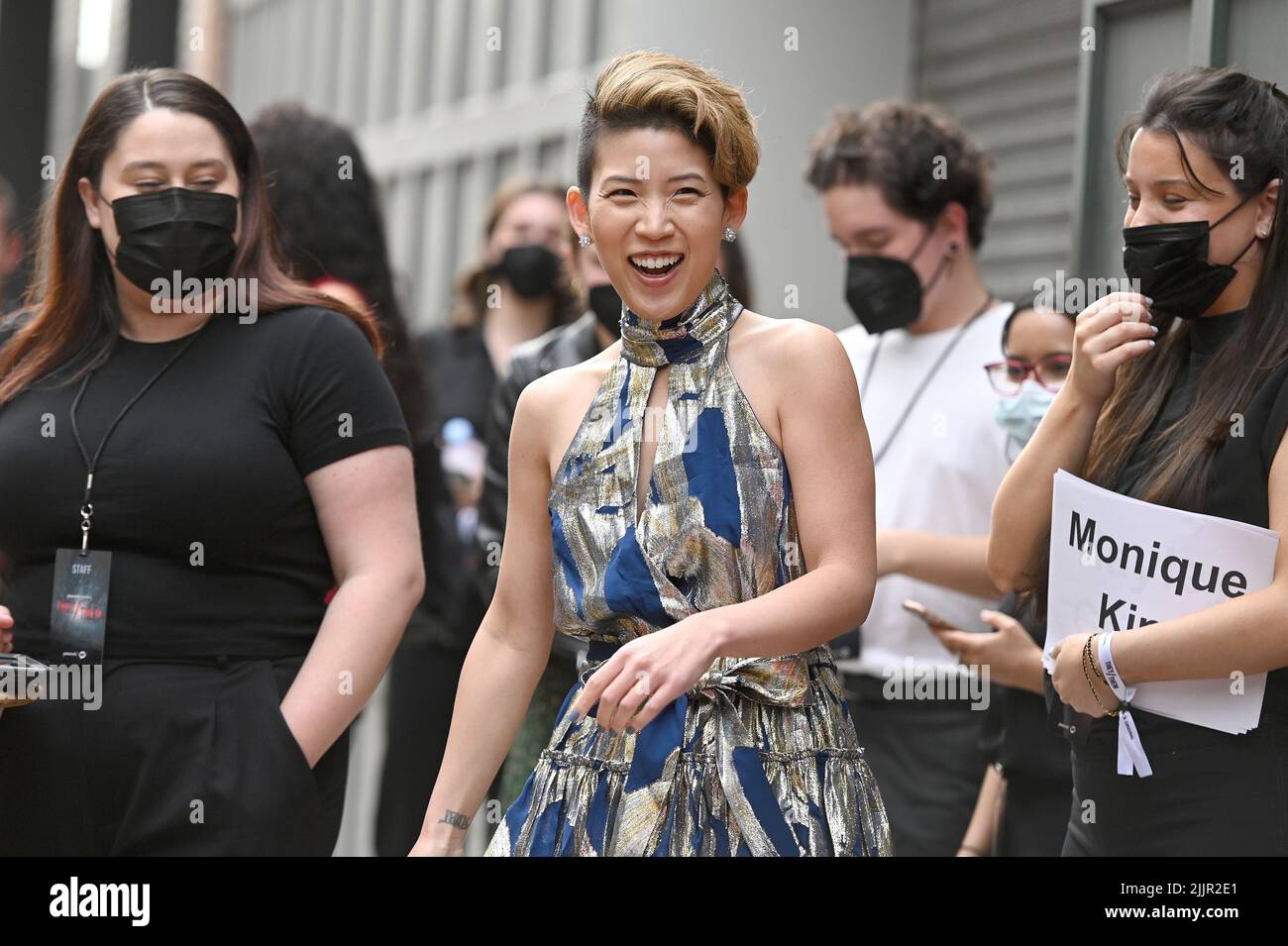 Monique Kim (c) attends the “THEY/THEM” New York City Premiere at ...