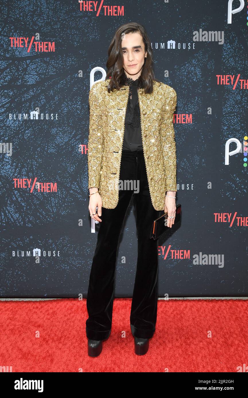 Darwin Del Fabro attends the “THEY/THEM” New York City Premiere at ...