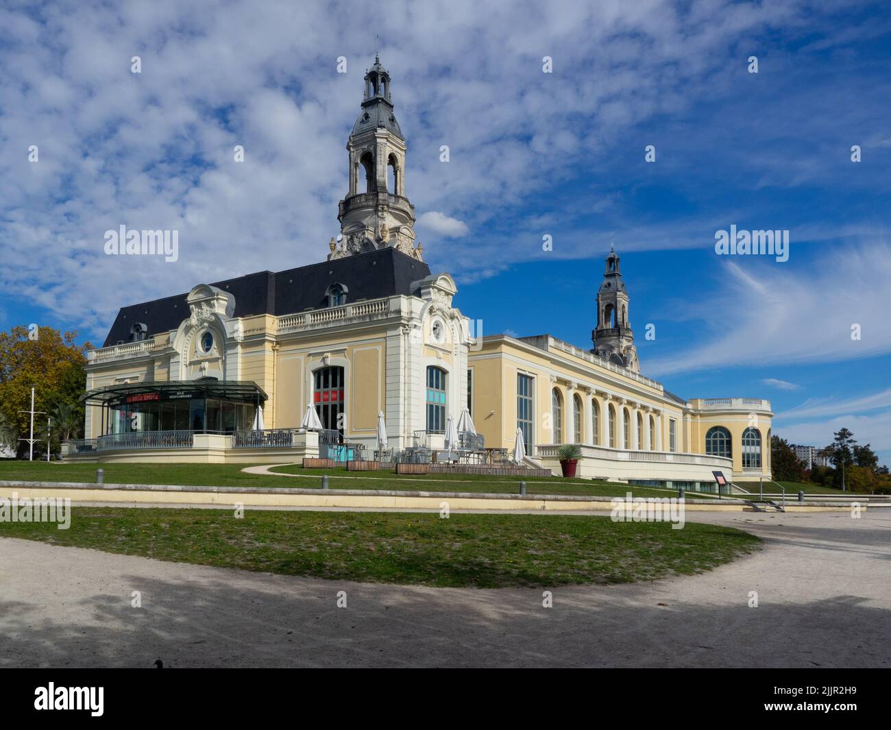 The Beaumont Palace, a historic conference center in Pau, France Stock ...