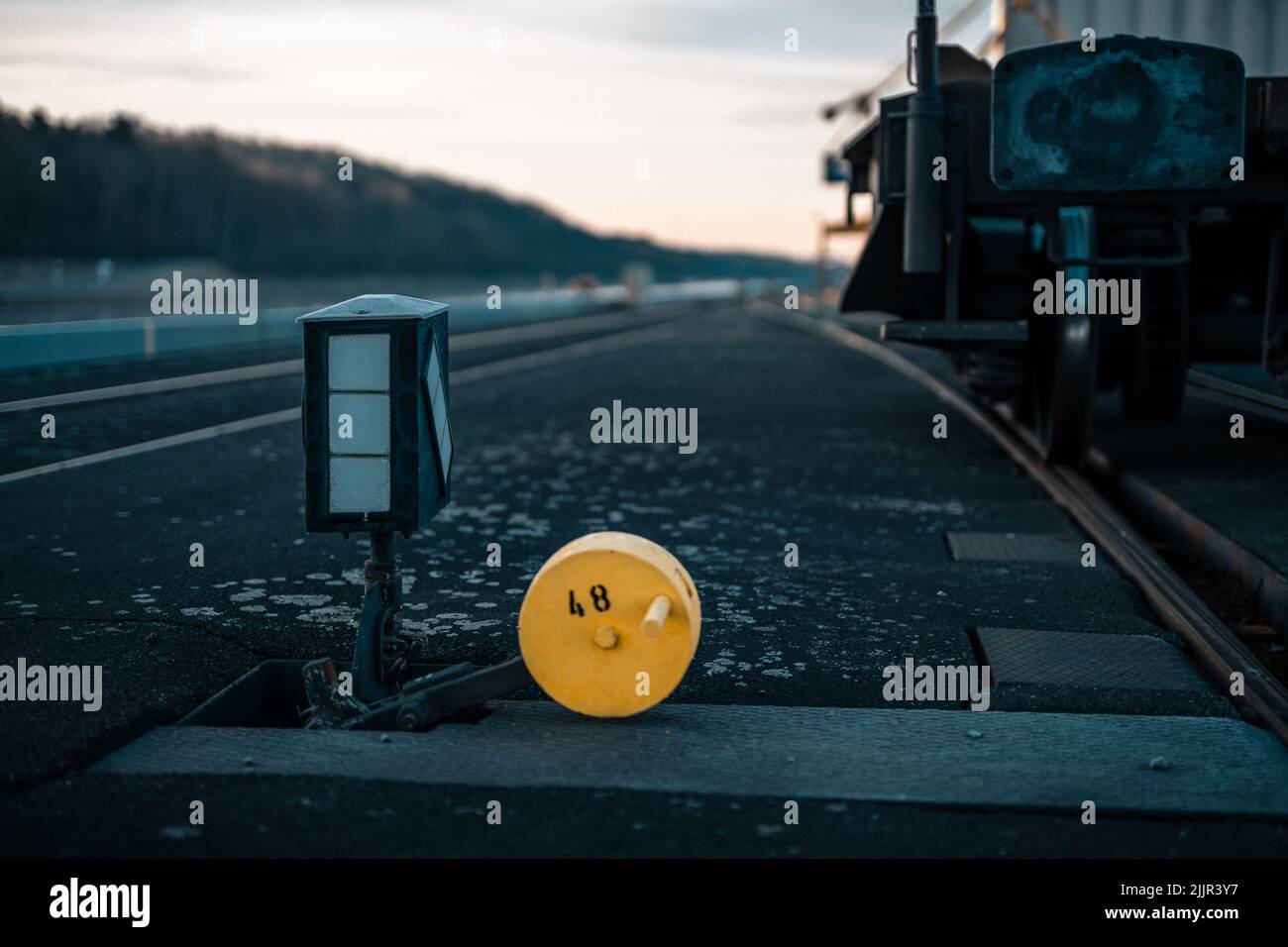 Railroad switch hi-res stock photography and images - Alamy