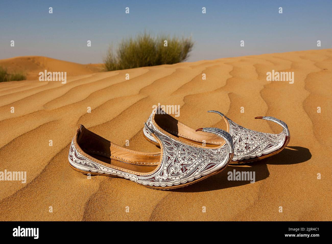 Aladins shoes left on a Sand Dune in The Rub Al Khali Desert aka The ...