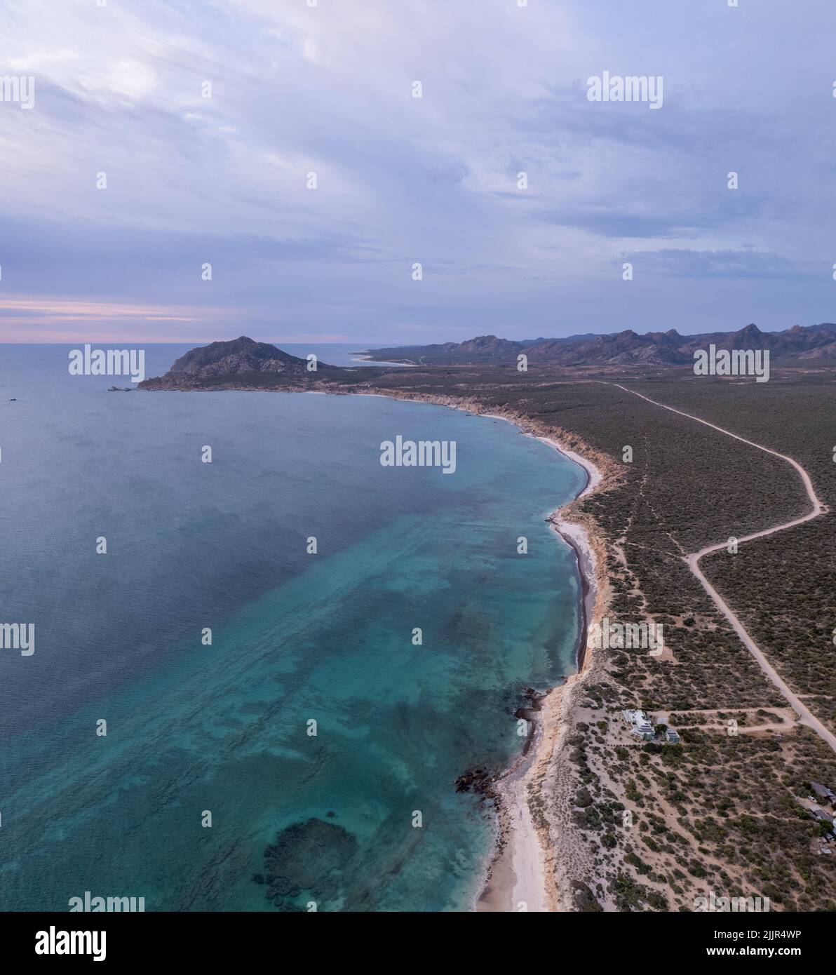 An aerial view of shores of coral reefs Stock Photo - Alamy