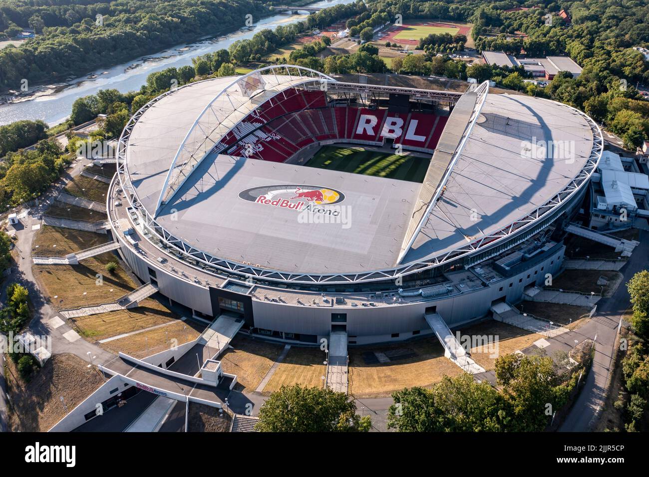 Aerial view football stadium munich hi-res stock photography and images ...