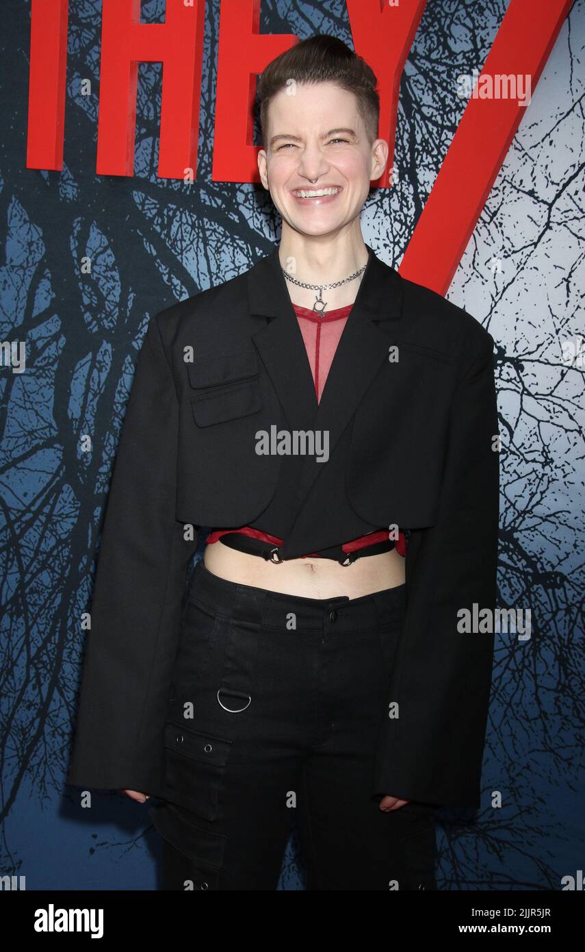 New York, NY, USA. 27th July, 2022. Theo Germaine at the New York ...