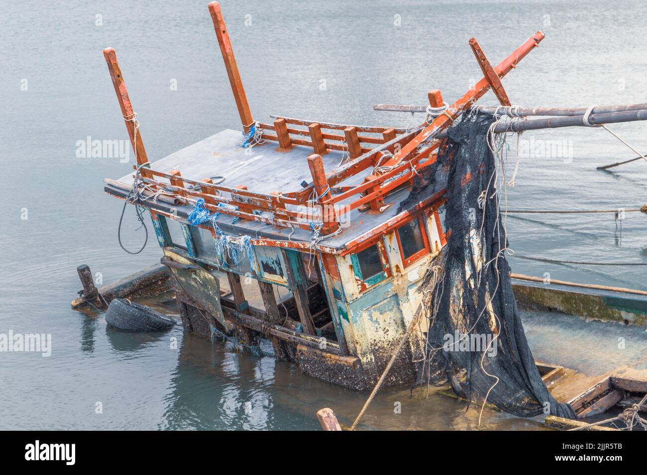 The fisher boat port in Bang Sare, Thailand Stock Photo - Alamy