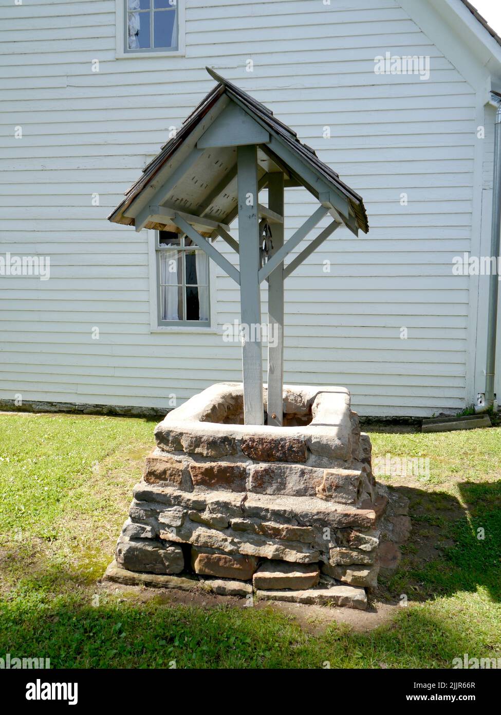 The water well at the birth home of President Harry S. Truman in Lamar ...