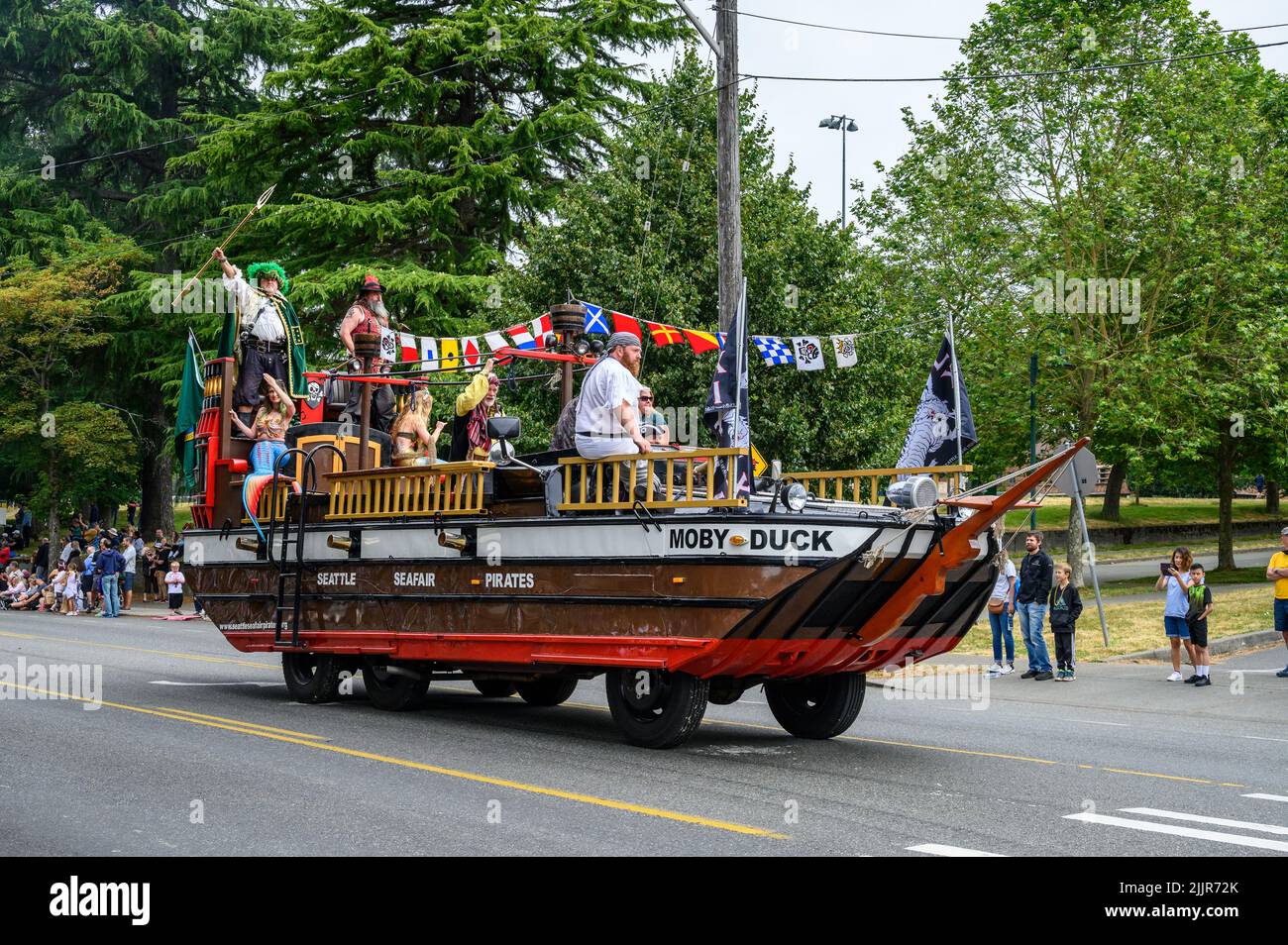 WEST SEATTLE WA, USA – JULY 23, 2022: West Seattle Grand Parade ...
