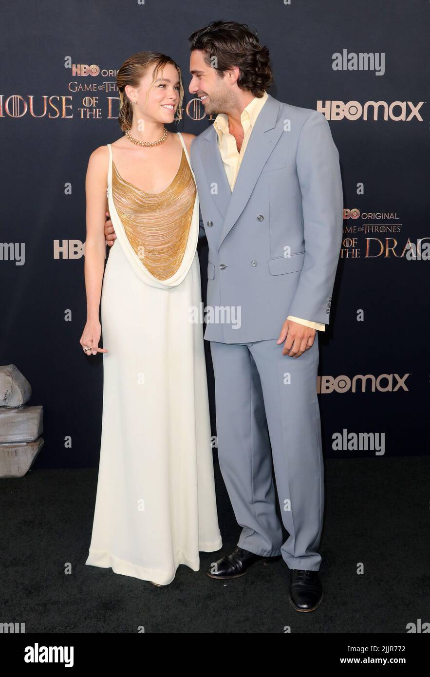 Milly Alcock, Fabien Frankel arrives at The HBO Original Drama Series ...