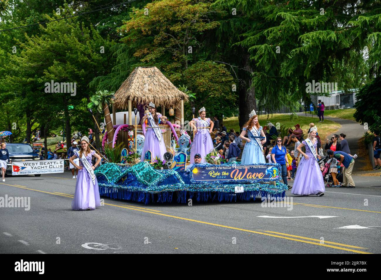 WEST SEATTLE WA, USA – JULY 23, 2022: West Seattle Grand Parade ...