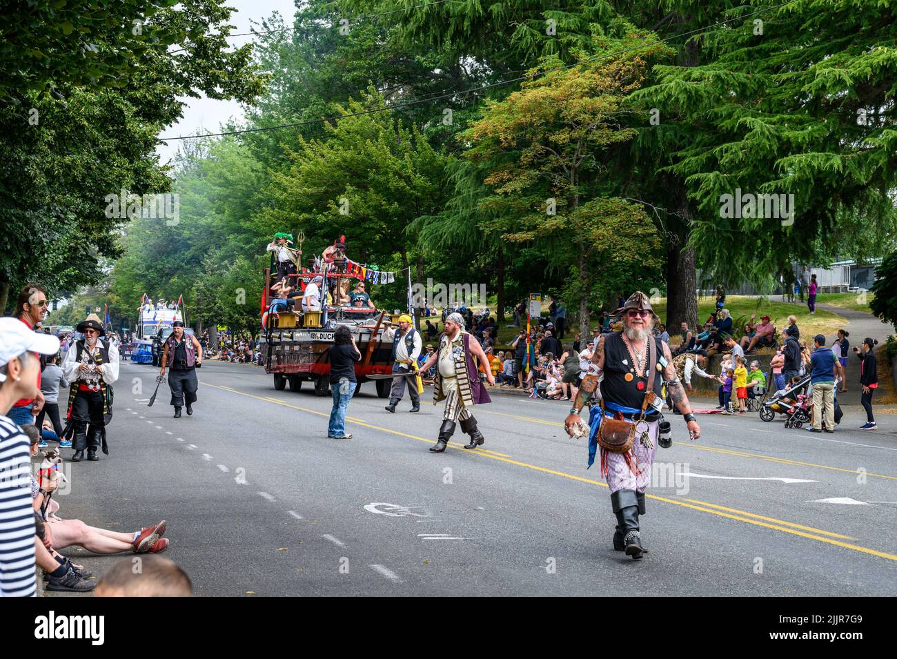 WEST SEATTLE WA, USA – JULY 23, 2022: West Seattle Grand Parade ...