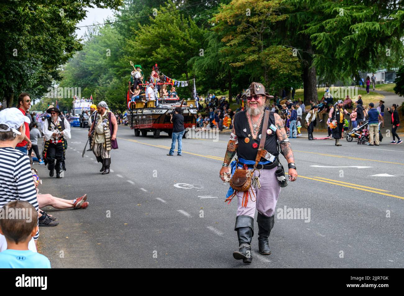 WEST SEATTLE WA, USA – JULY 23, 2022: West Seattle Grand Parade ...