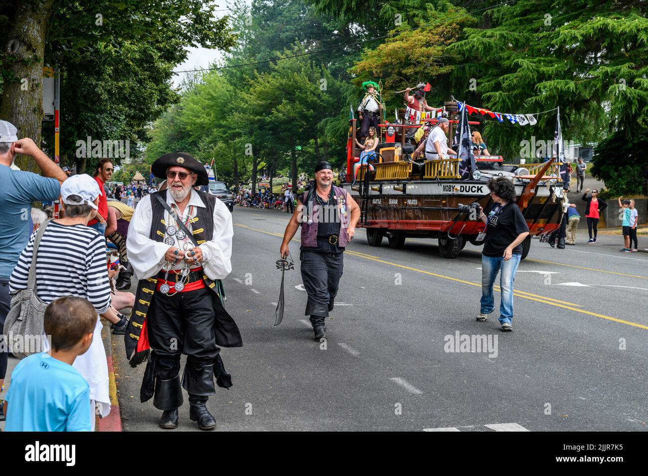 WEST SEATTLE WA, USA – JULY 23, 2022: West Seattle Grand Parade ...